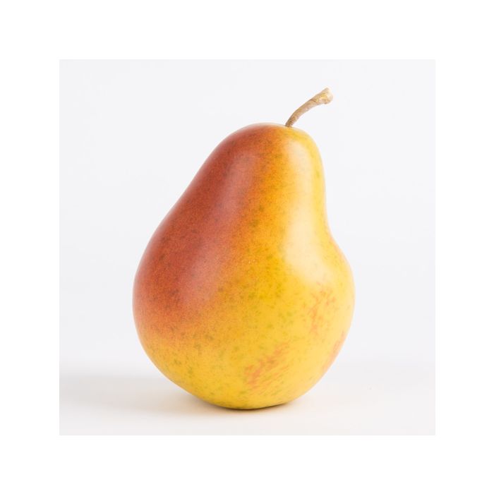 Pera artificial ENRICO, amarillo-naranja, 11cm, Ø7cm