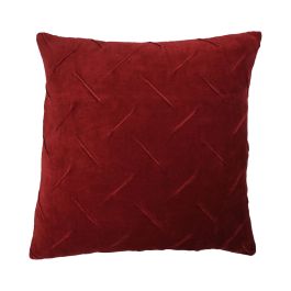 Cojín decorativo para sofá AKONA, rojo vino, 45 x 45 cm
