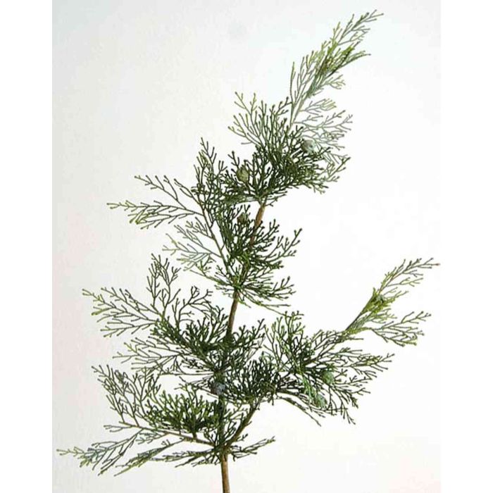 Rama de cedro artificial JARRELL con piñas, verde, 100cm