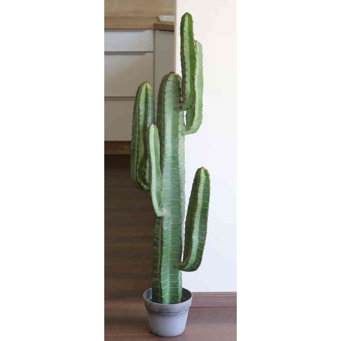 Cactus columnar sintético OLIVERO, en tiesto decorativo, verde, 115cm ...